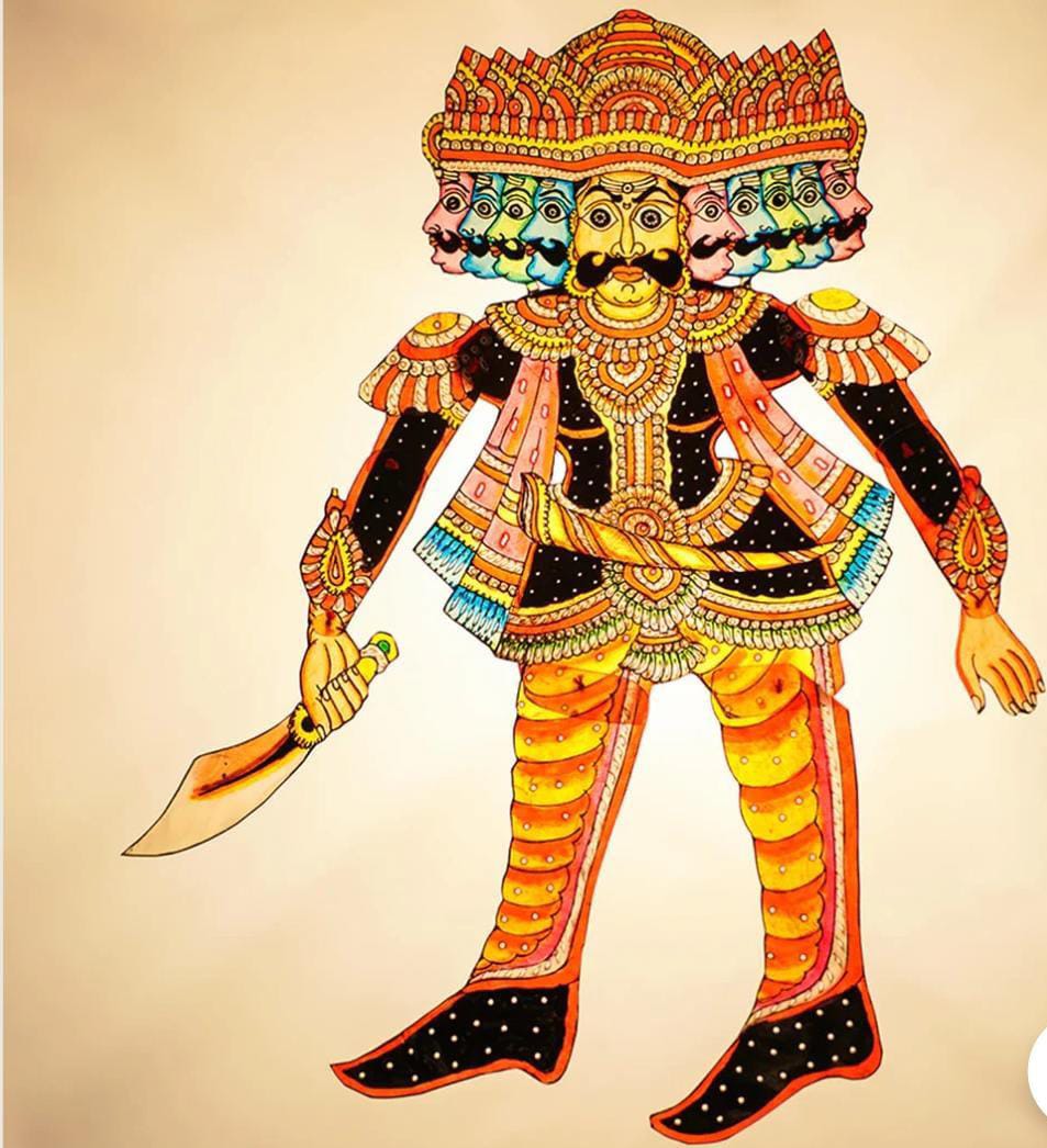 Ravana Leather Puppet