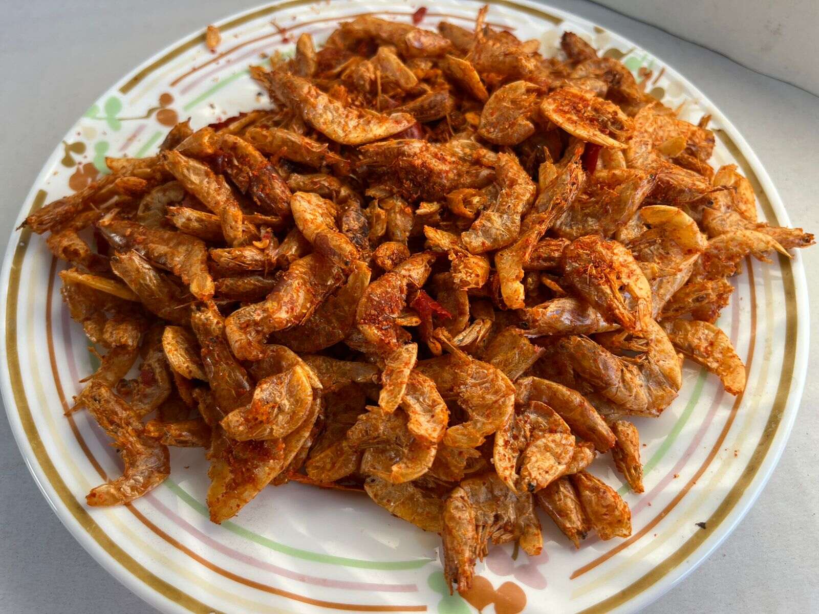 Dried Prawn Masala Fish