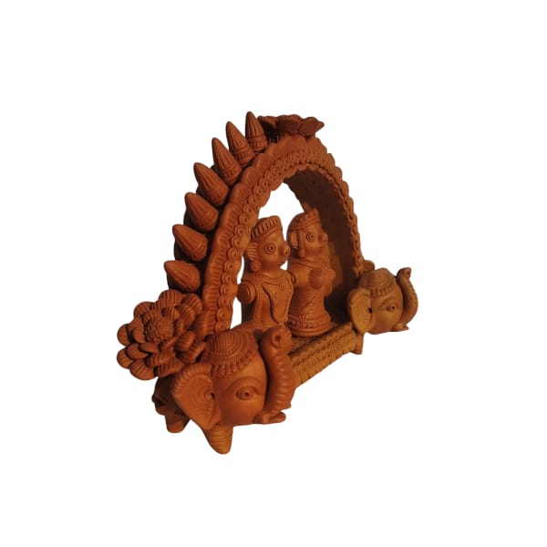 Terracotta King And Queen Palki